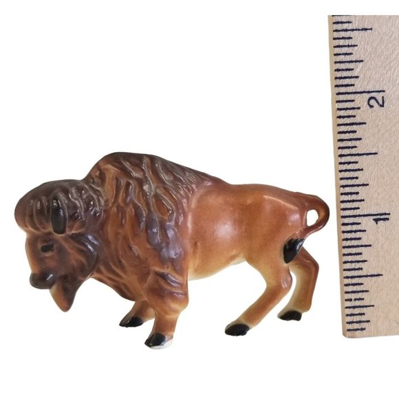 Hagen Renaker | Accents | Vintage Buffalo Figurine Miniature Mini ...